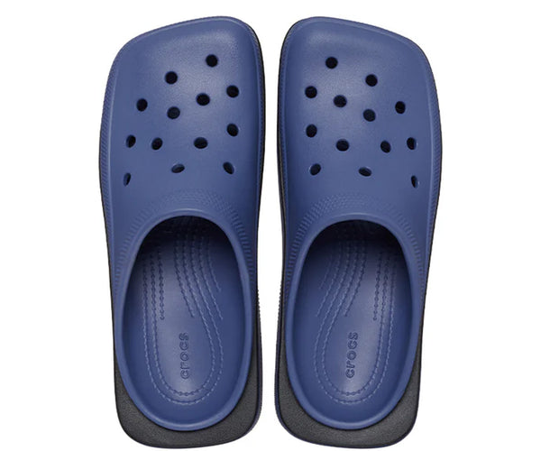Blunt Toe Painted Edges Clog - Bijou Blue - Crocs Schweiz