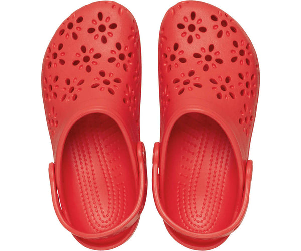K's Classic Floral CutOut Clog - Cherry Red - Crocs Schweiz
